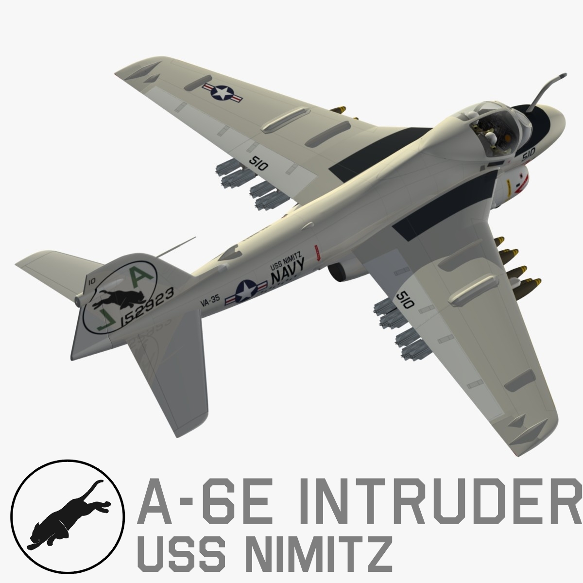 3d a-6e intruder model