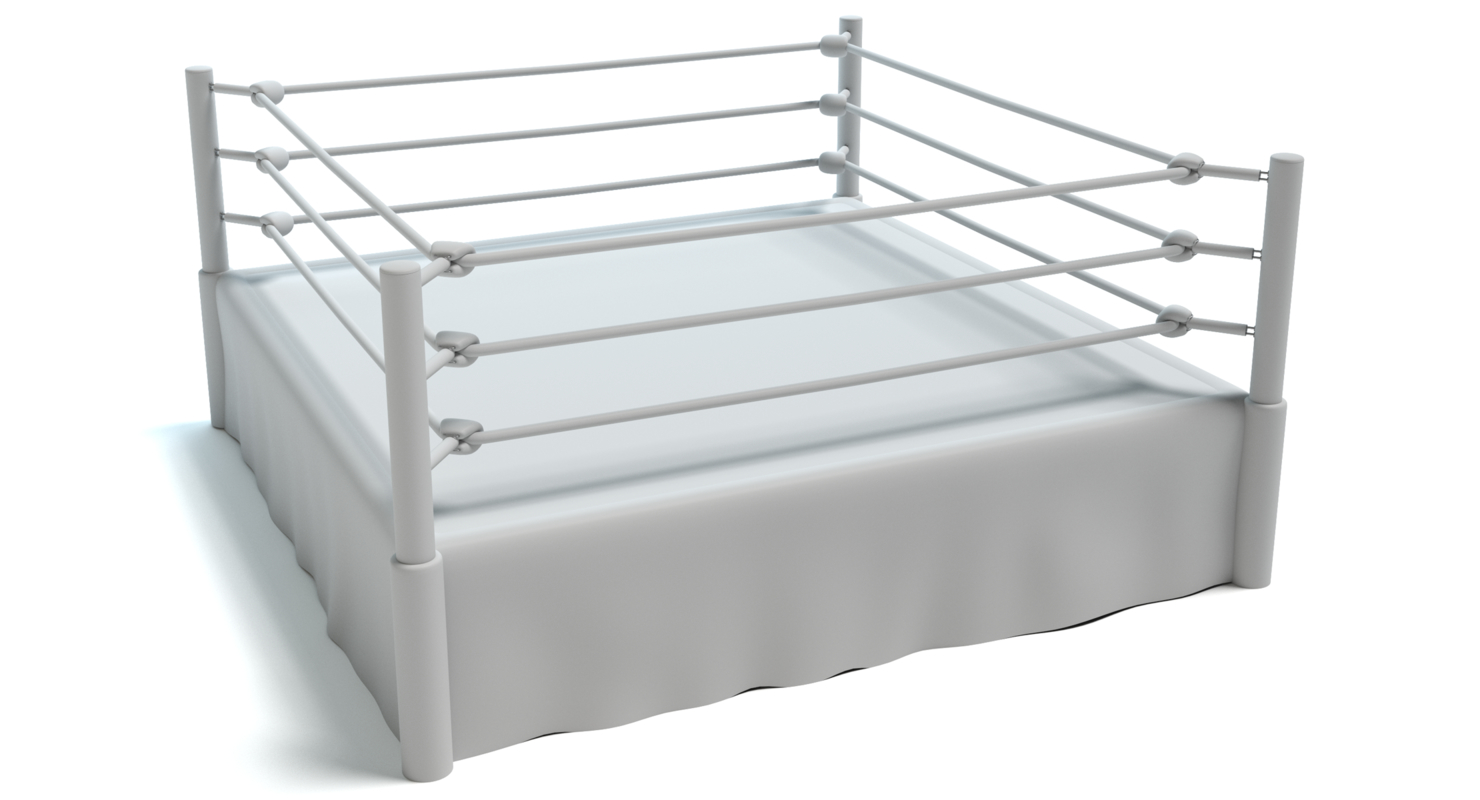 wrestling ring 3d model