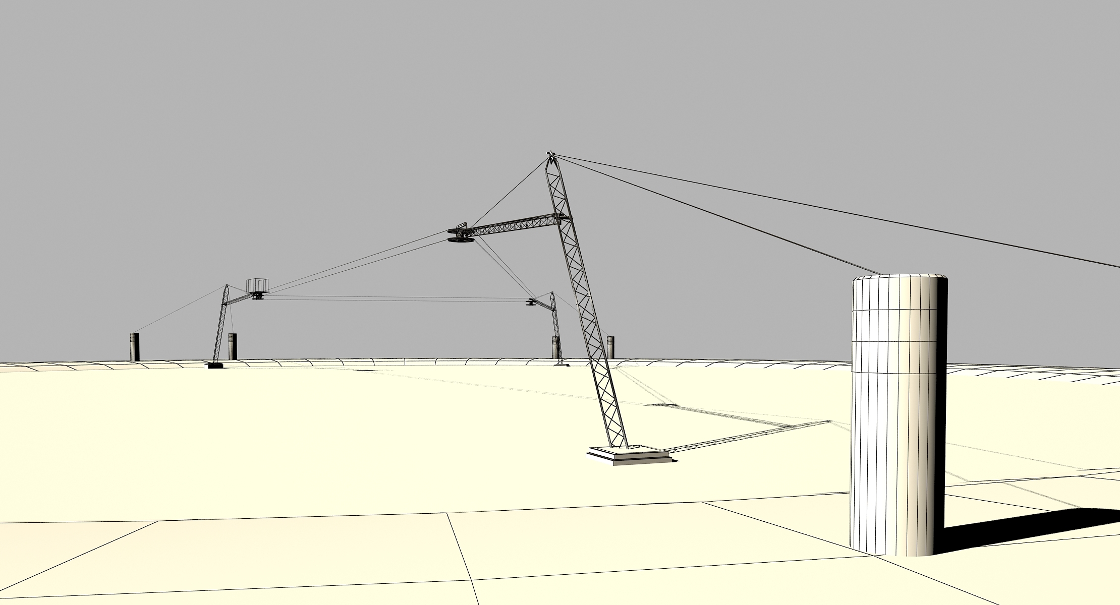 3d wakeboard cable road