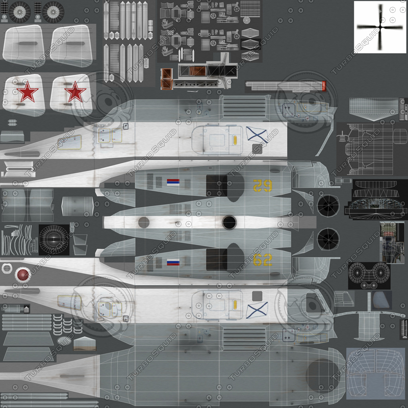 dwg kamov ka-27 helix helicopter