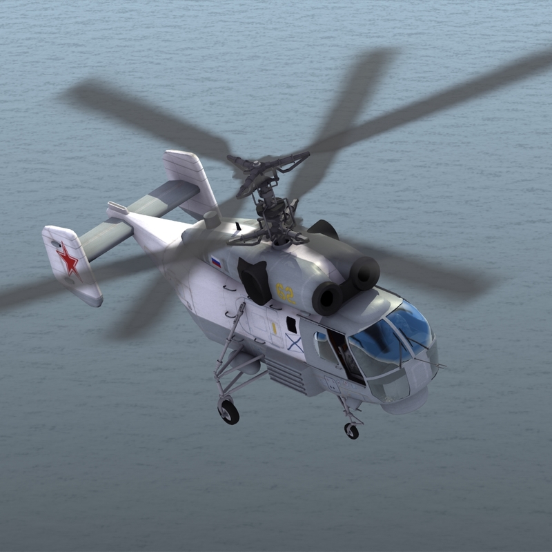 3d model ka-27 helix helicopter