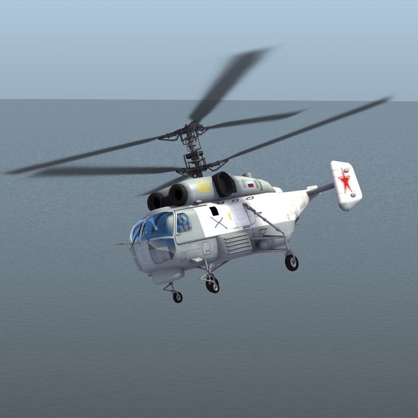 3d model ka-27 helix helicopter
