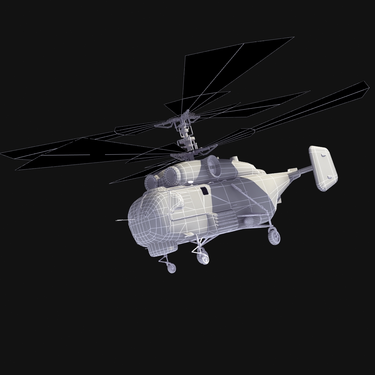 dwg kamov ka-27 helix helicopter