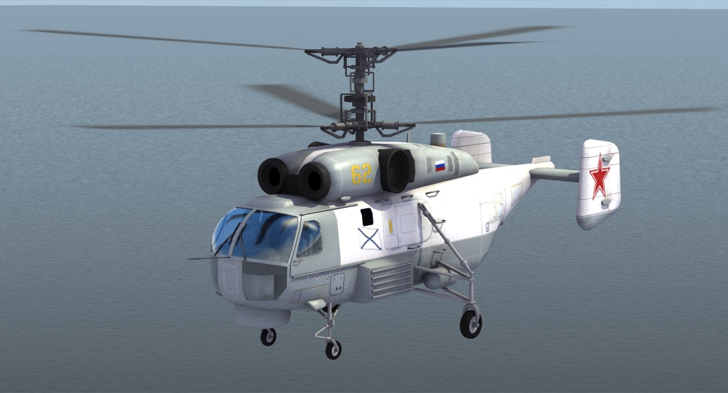 dwg kamov ka-27 helix helicopter