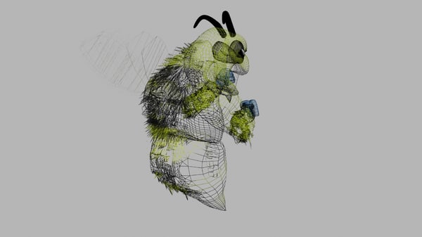 mma bee 3d max