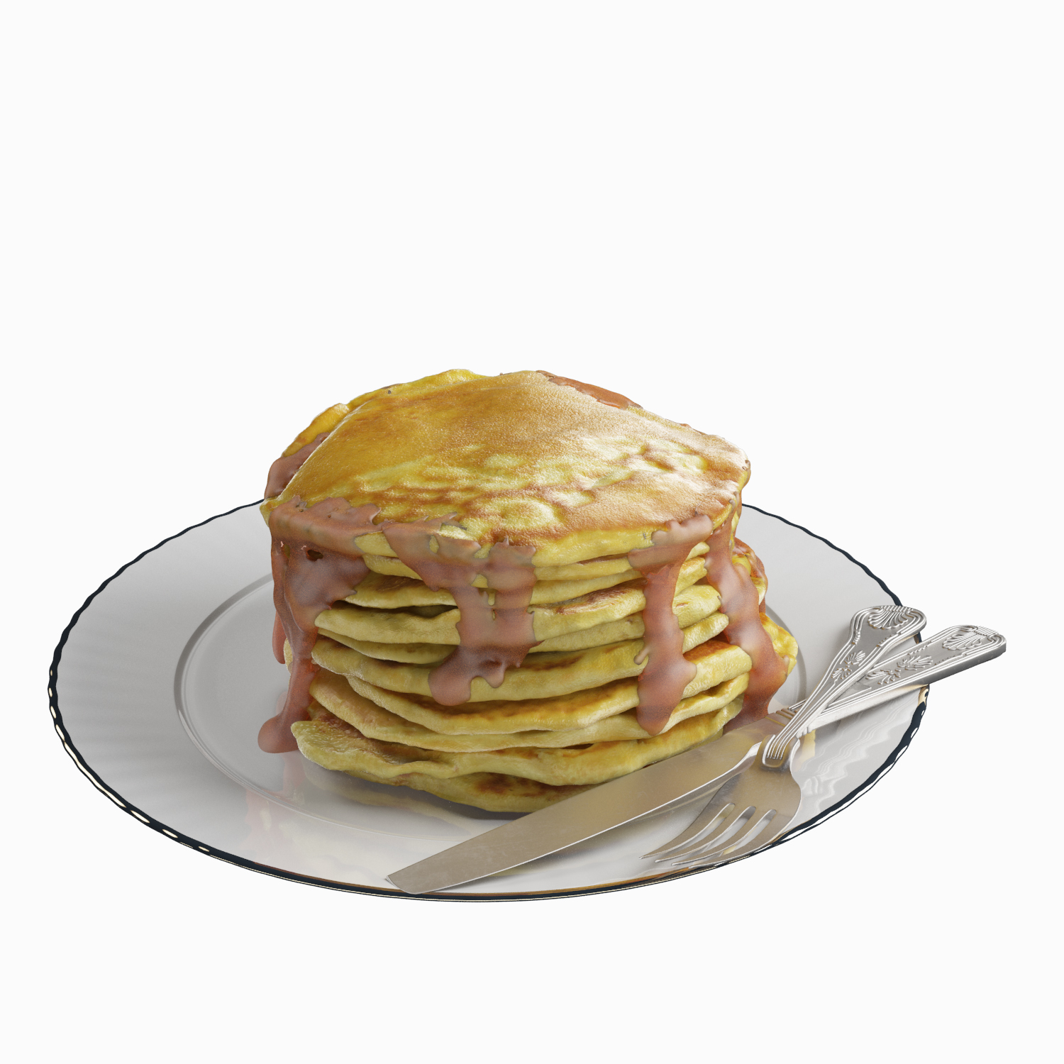 pancakes 3d model