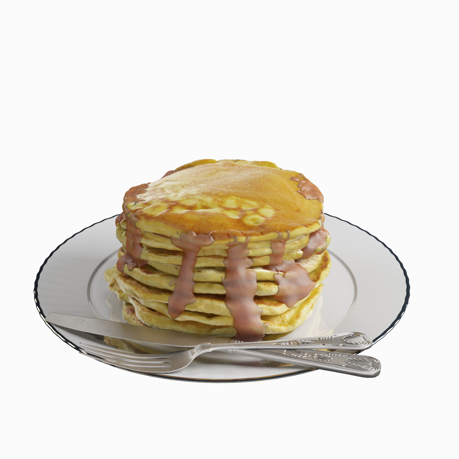 pancakes 3d model