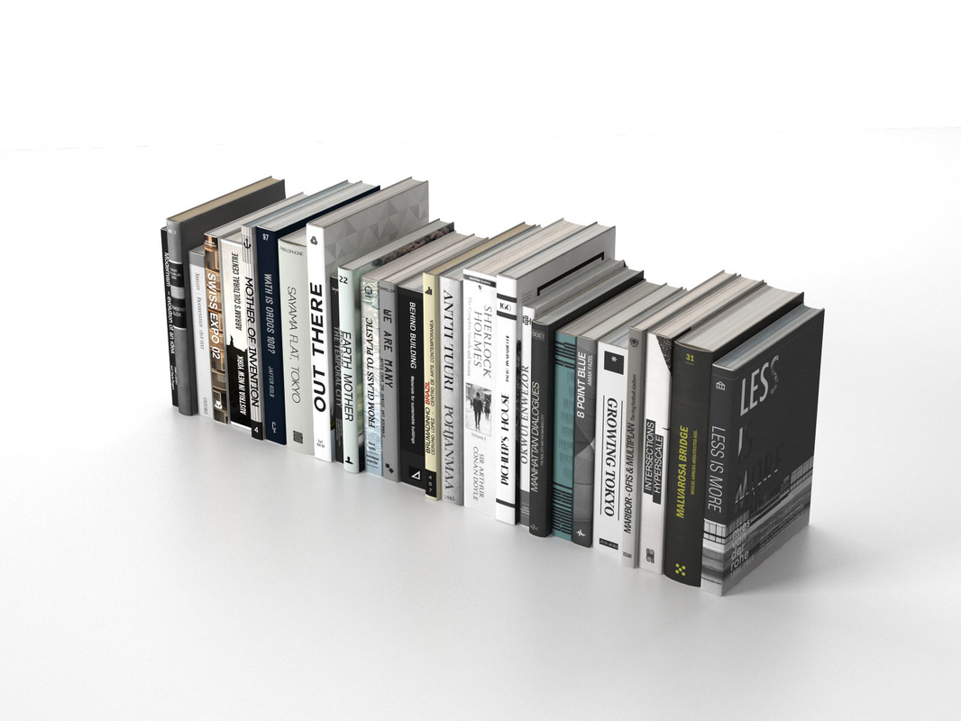 books 3d model
