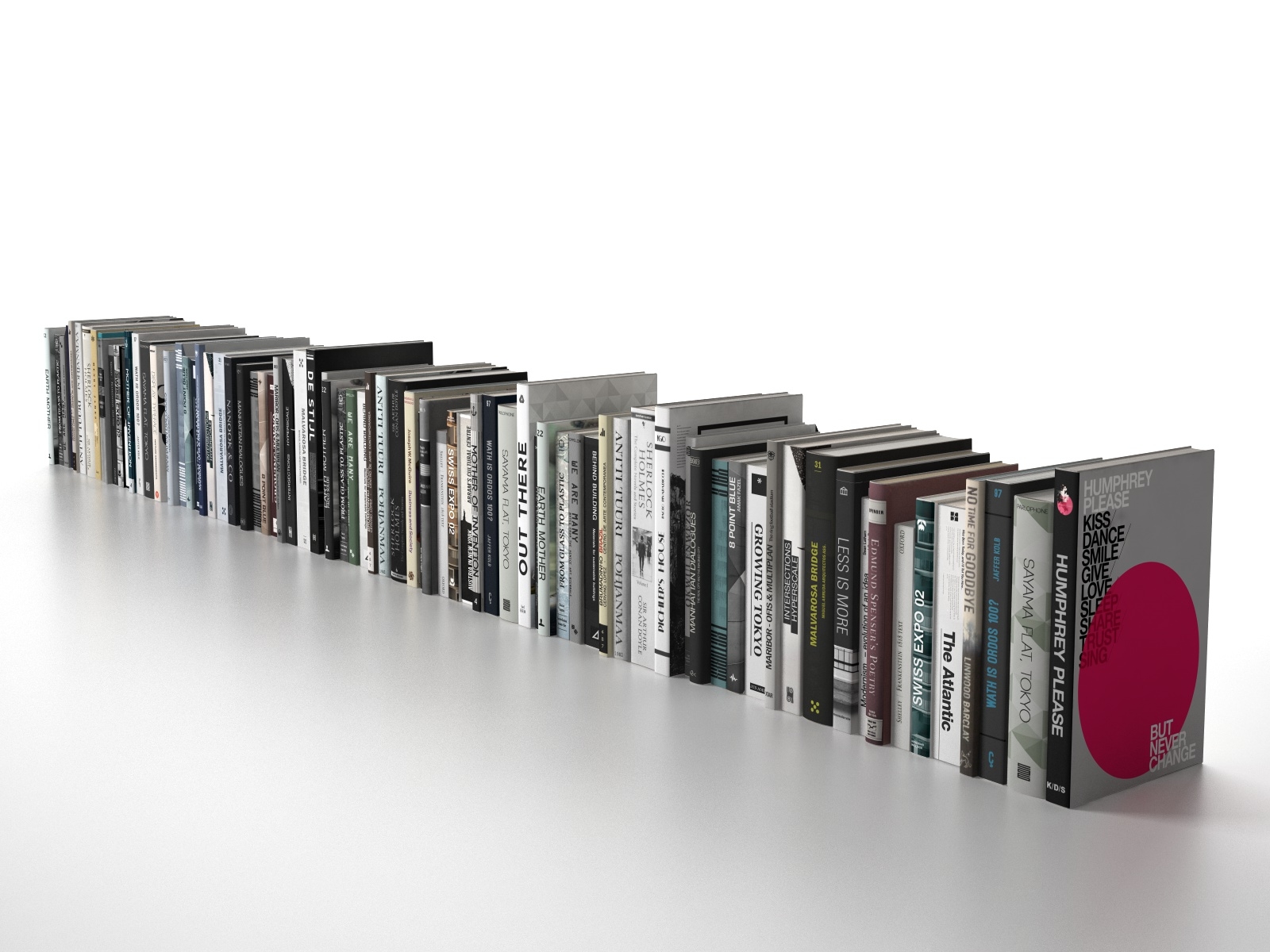 books 1 3d model