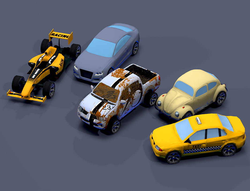 3d car toon