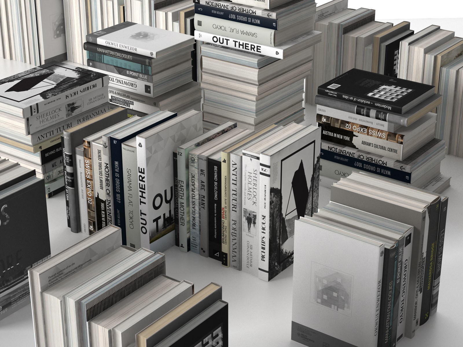 books 3d model