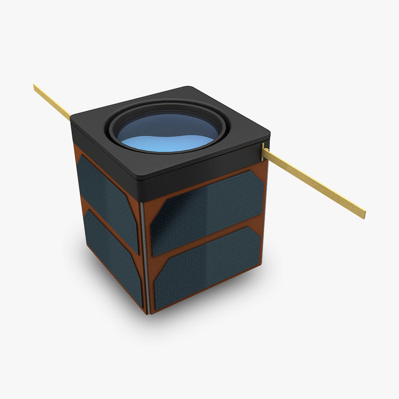 cube satellite obj