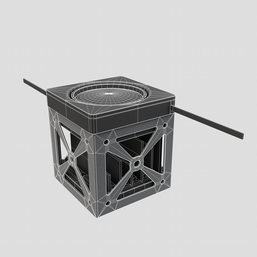 cube satellite obj
