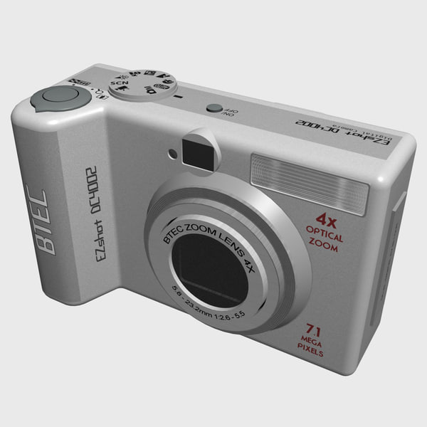 3d model of camera digital