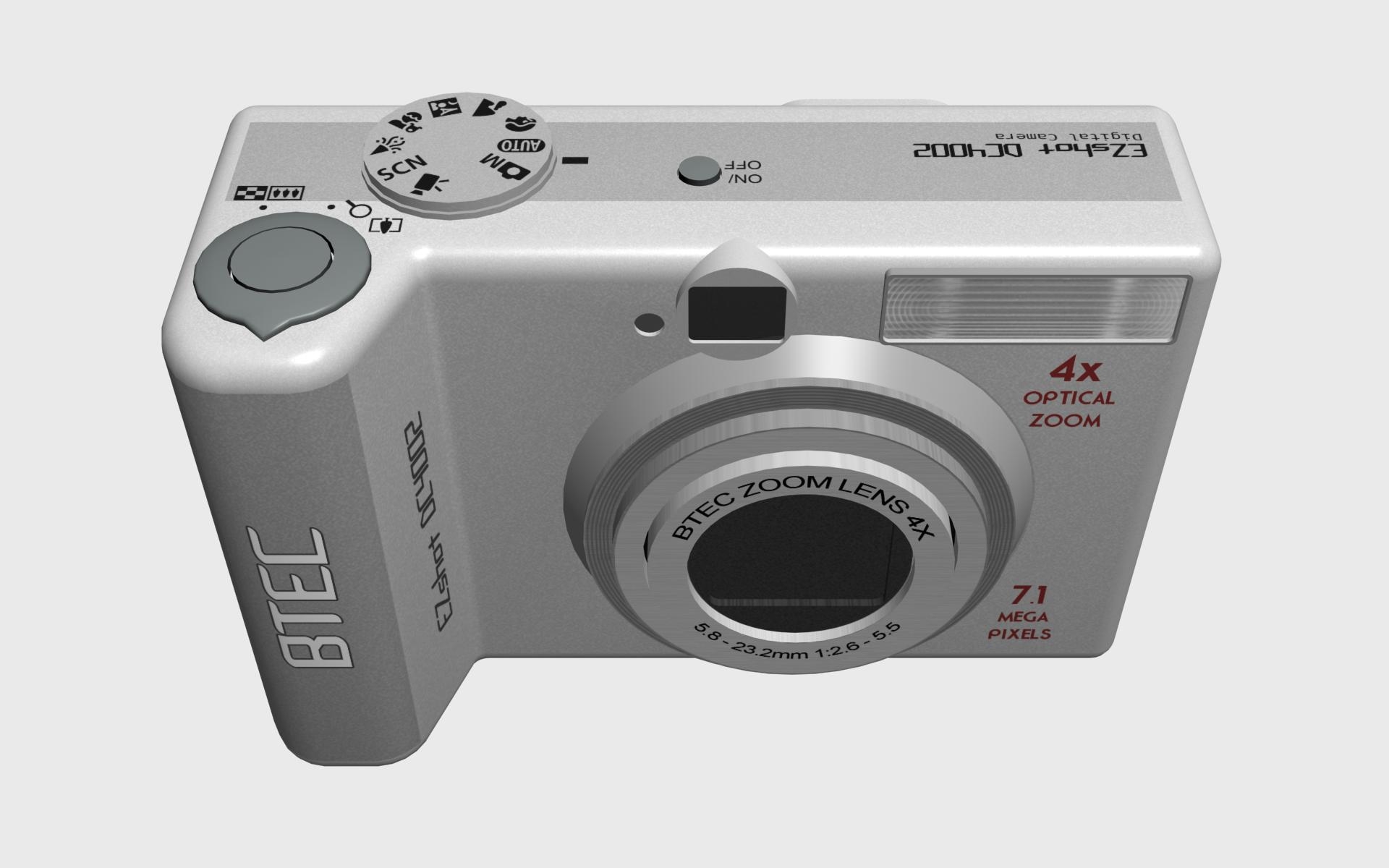 3d model of camera digital