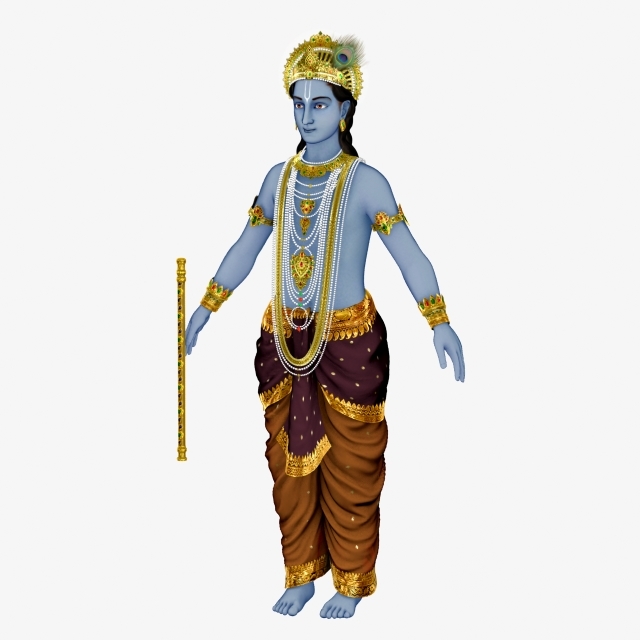 3d model krishna