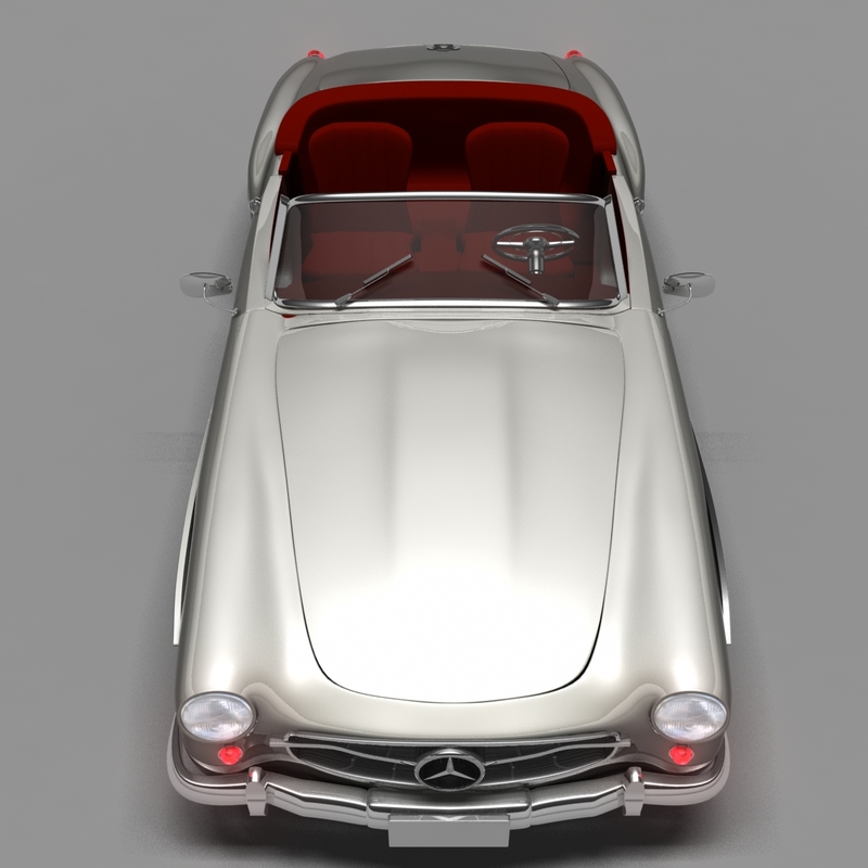 3d mercedes benz convertible