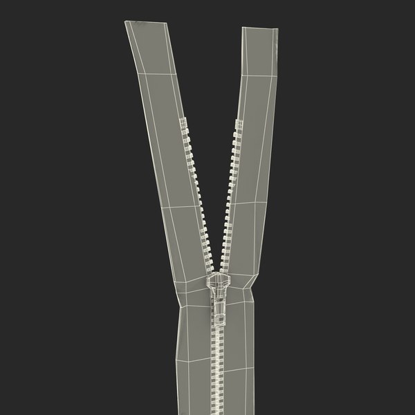 zipper modeled open max