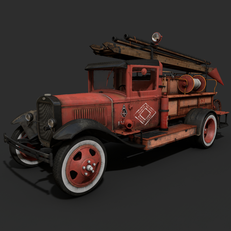 3dsmax old truck