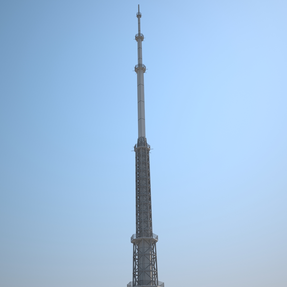 3d canton tower guangzhou structure model