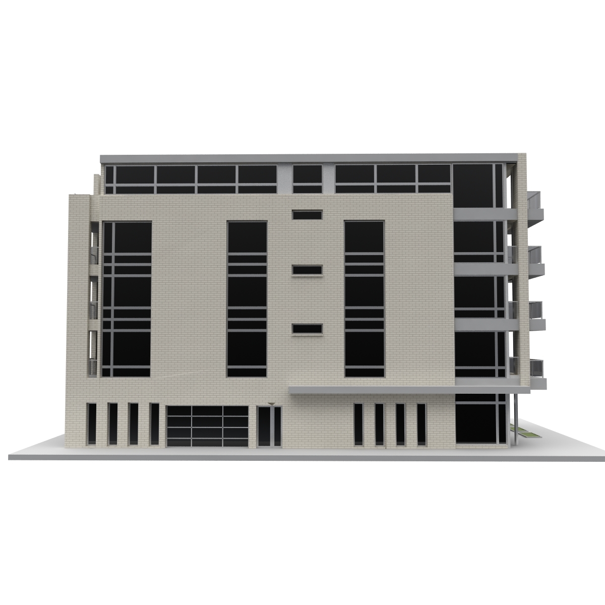 3d model building office