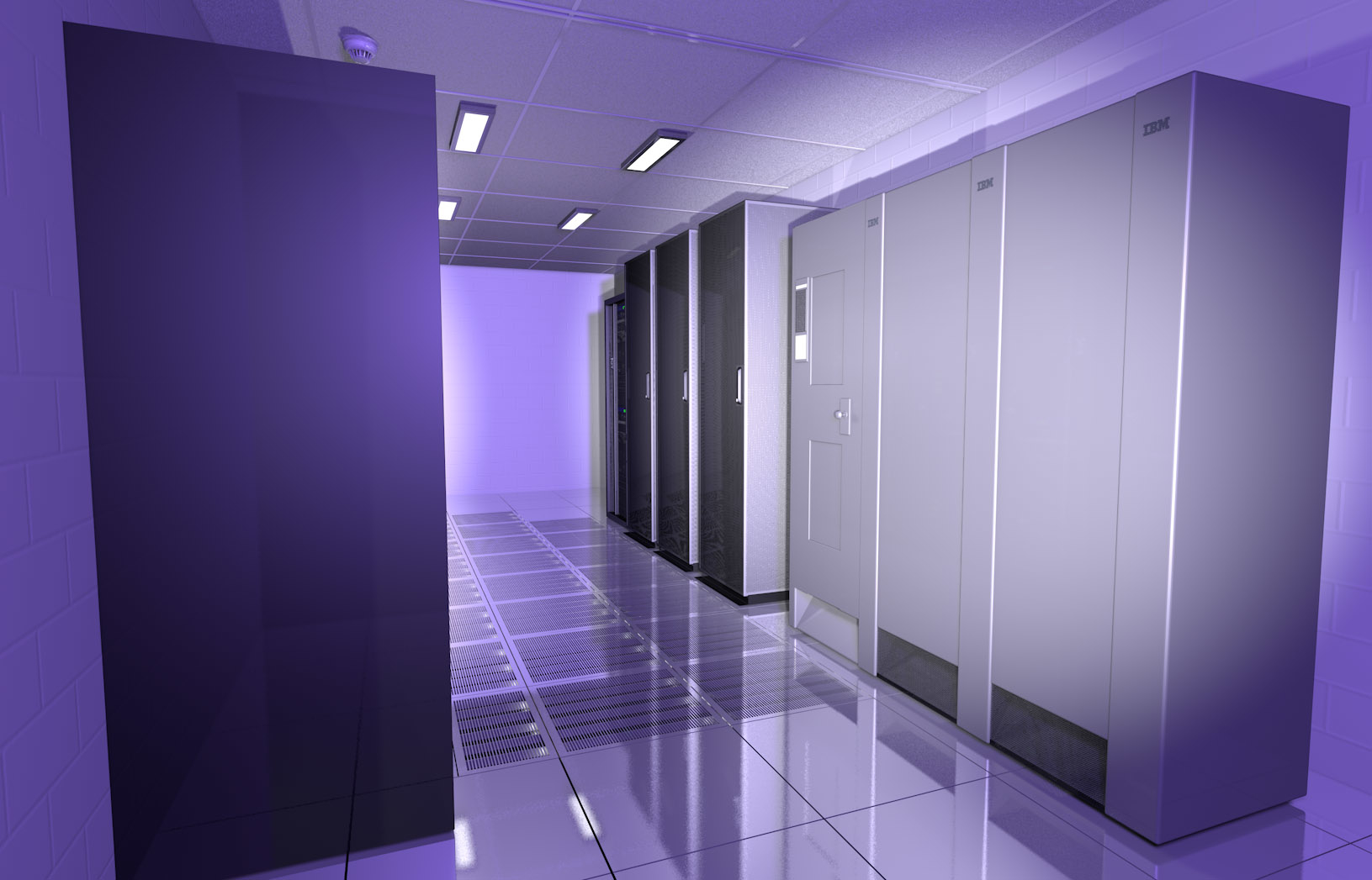 c4d computer server room ibm