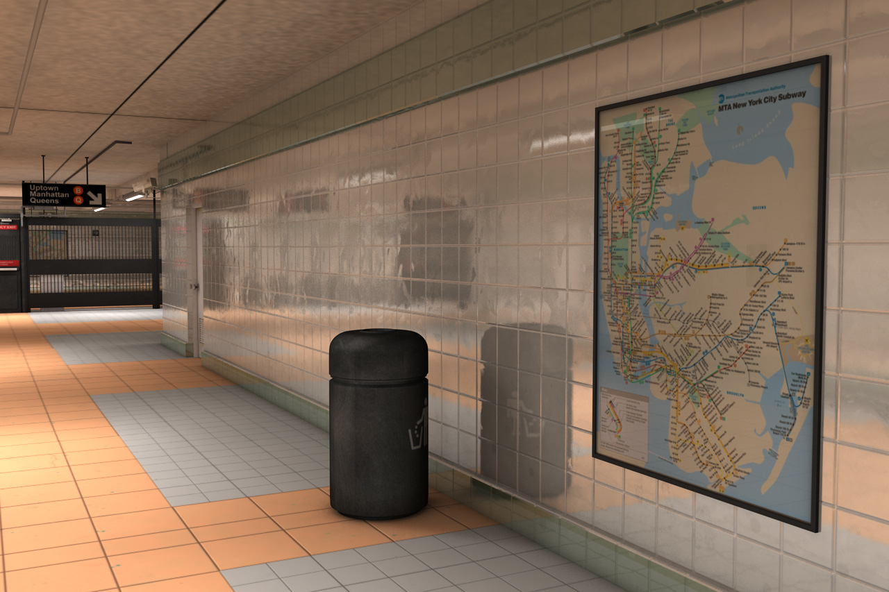 3d new york subway stations