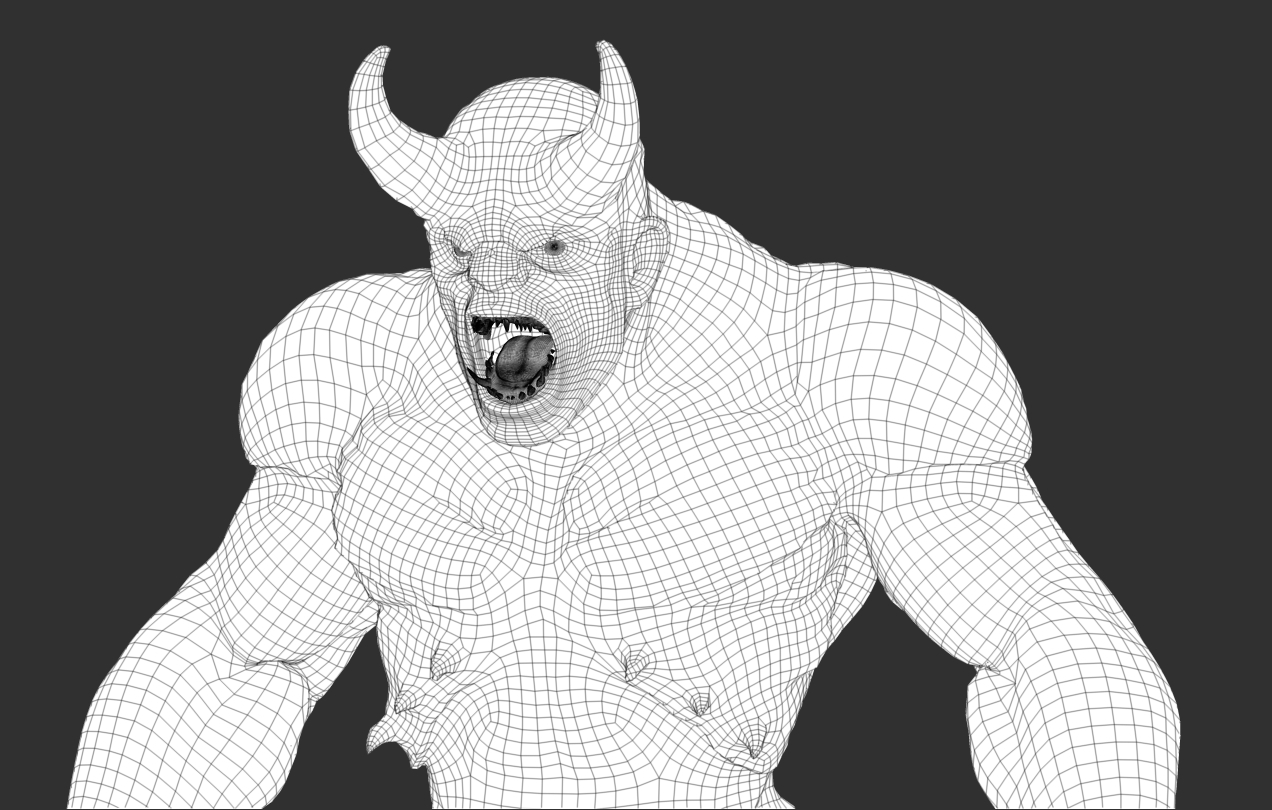 3d monster realistic