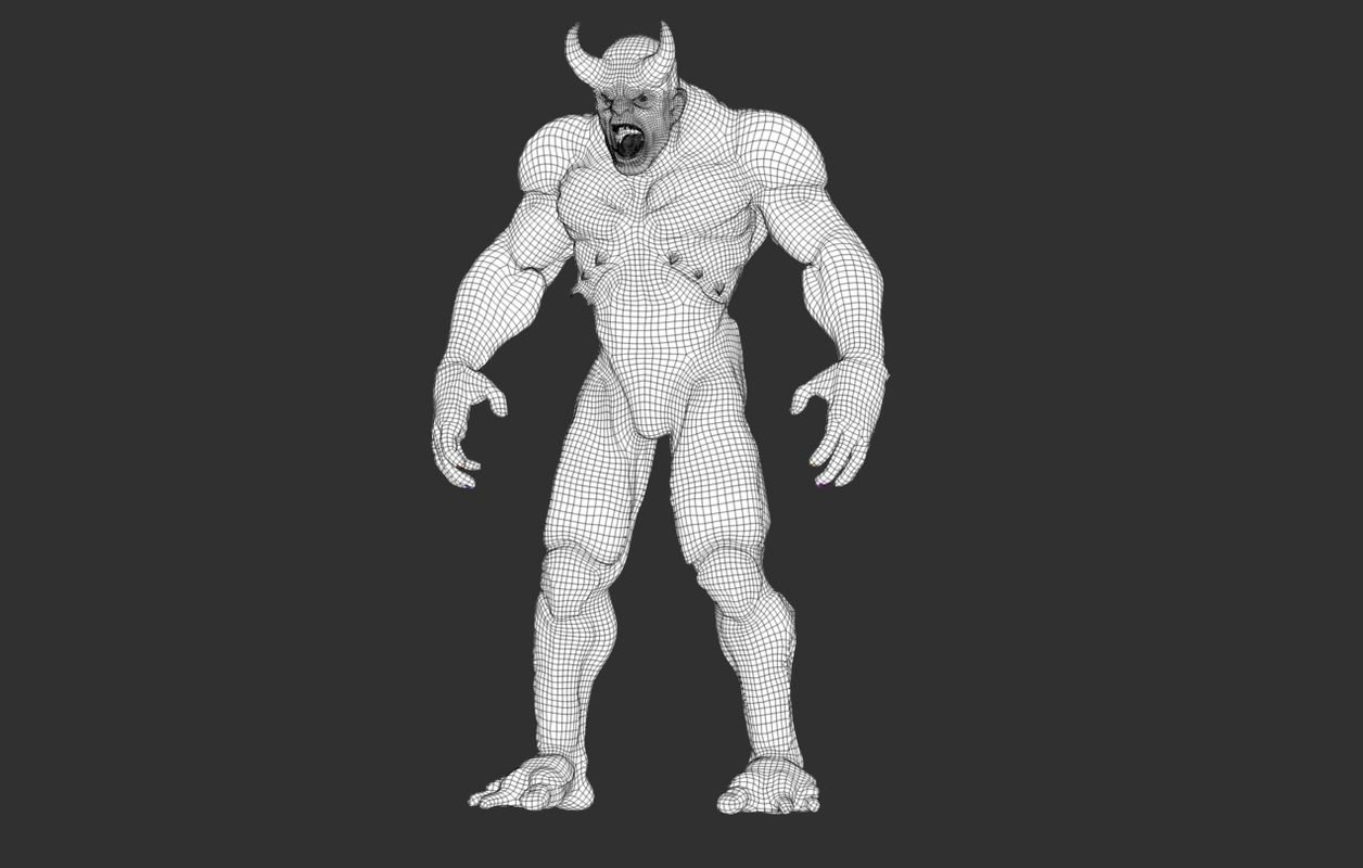 3d monster realistic