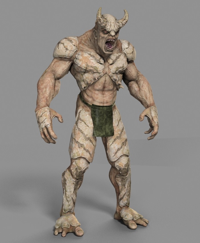 3d monster realistic