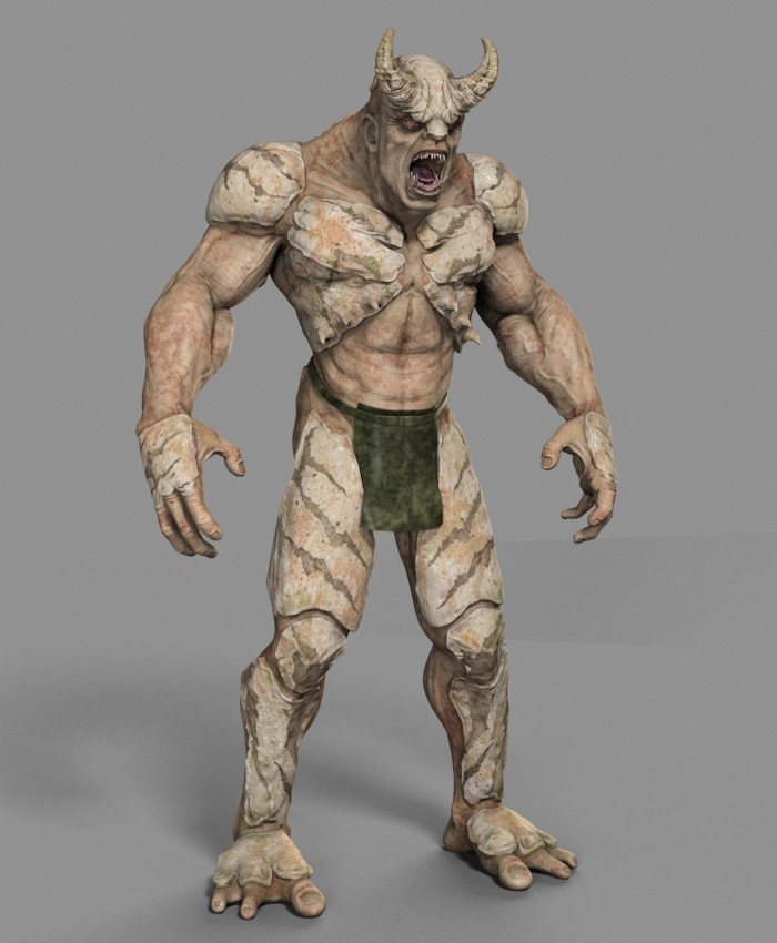 3d monster realistic