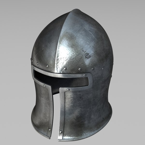 3d italian helmet barbute