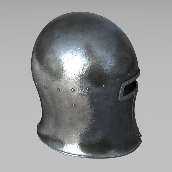 3d italian helmet barbute