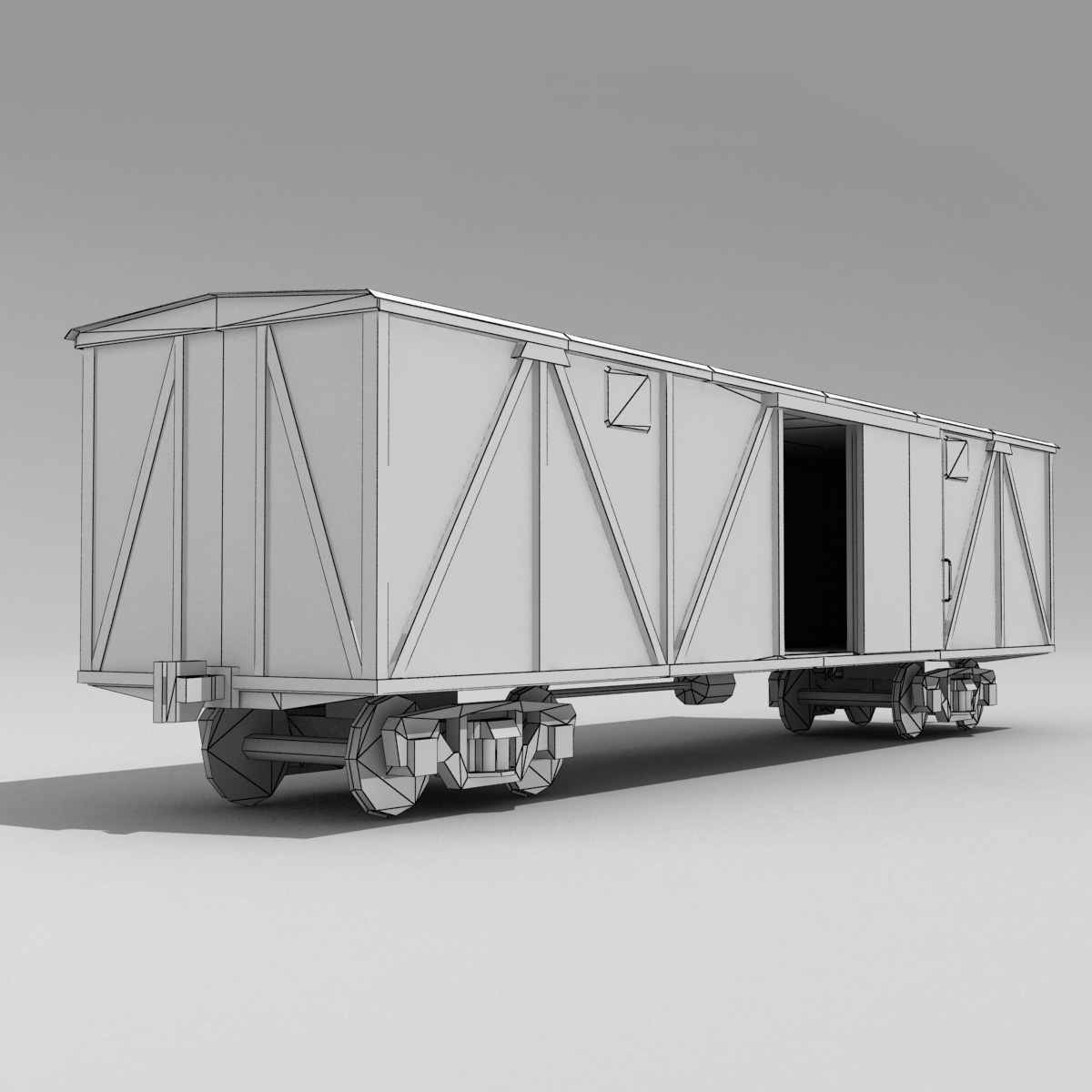 car rail 3d model