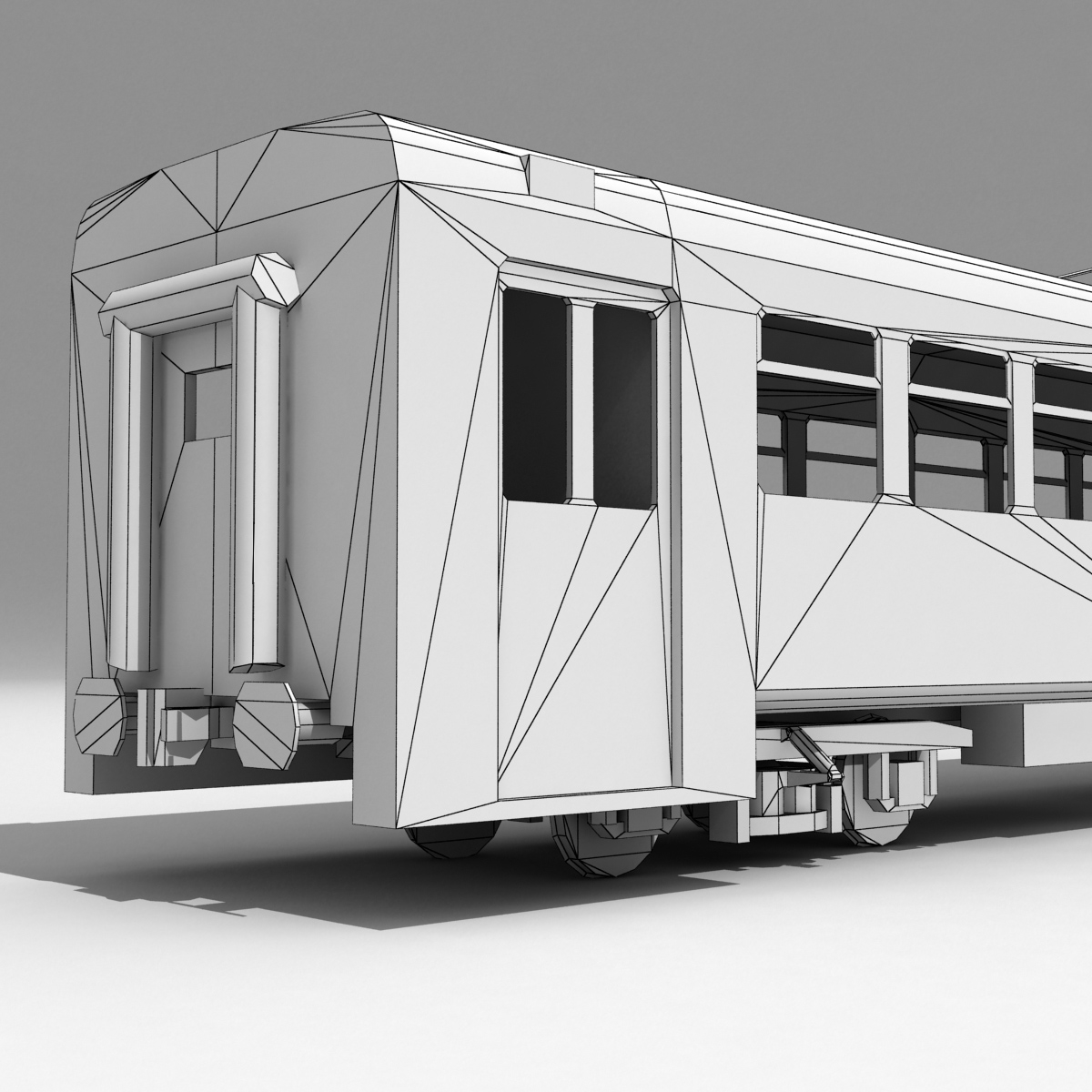 car rail 3d model