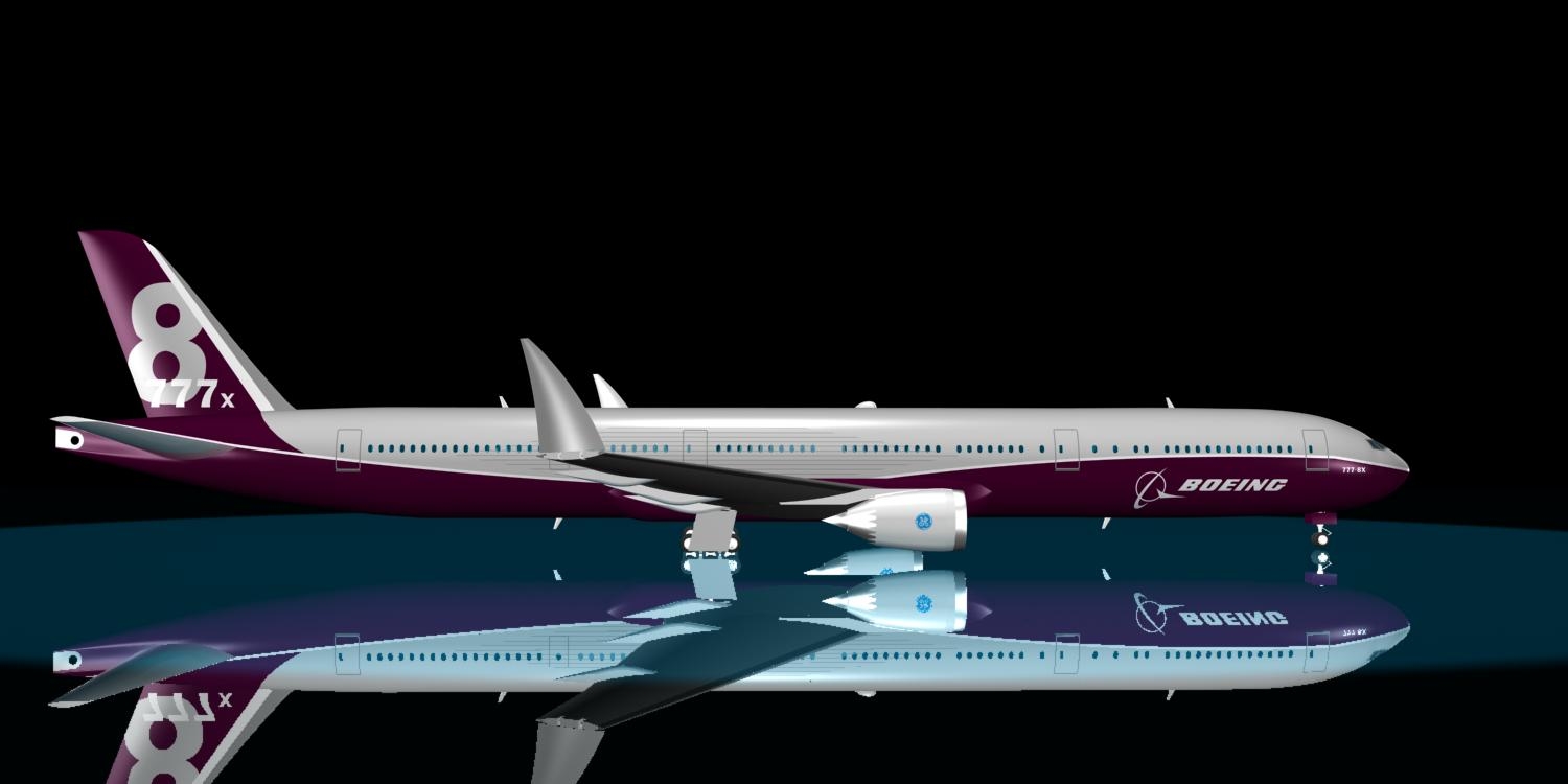 boeing 777-8x 3d model