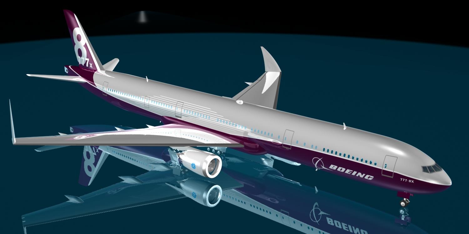 boeing 777-8x 3d model