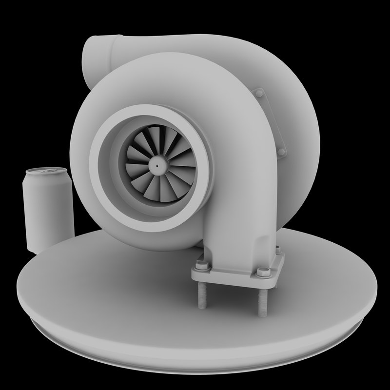 3d model of turbo