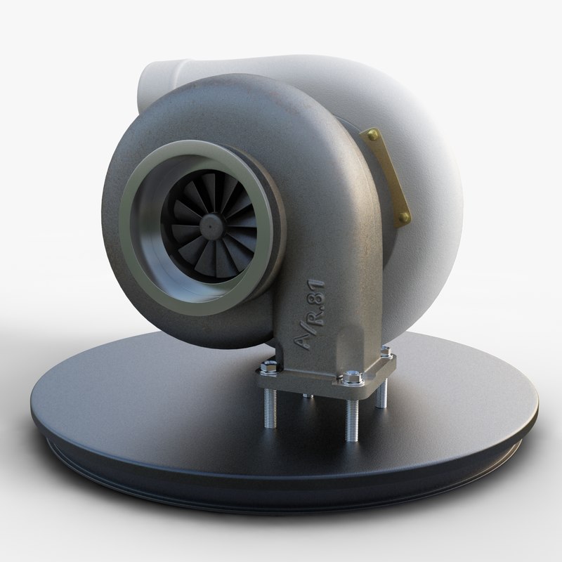 3d model of turbo