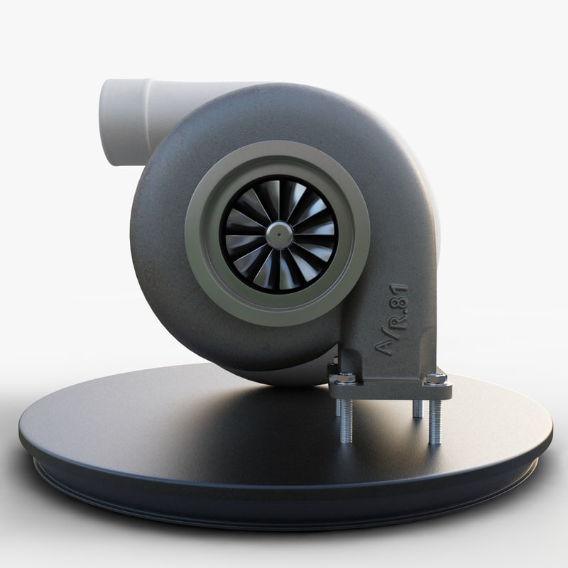 3d model of turbo