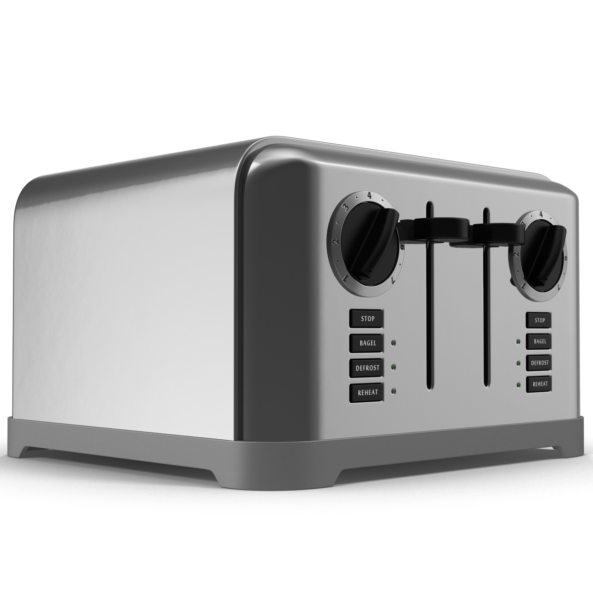 toaster 4 slice 3d model