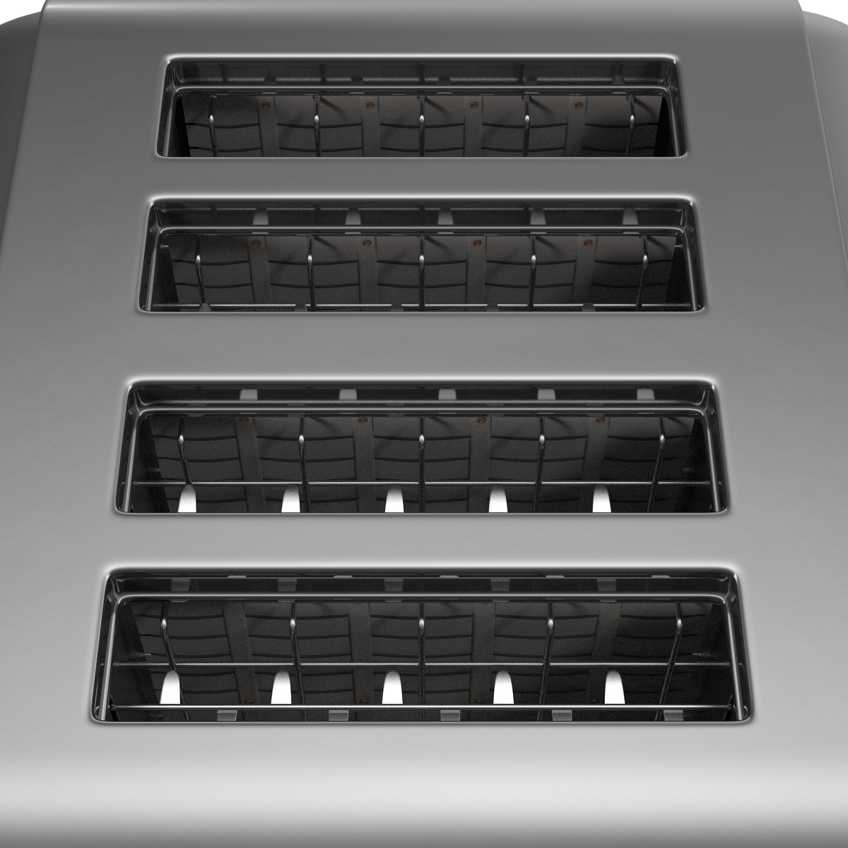 toaster 4 slice 3d model