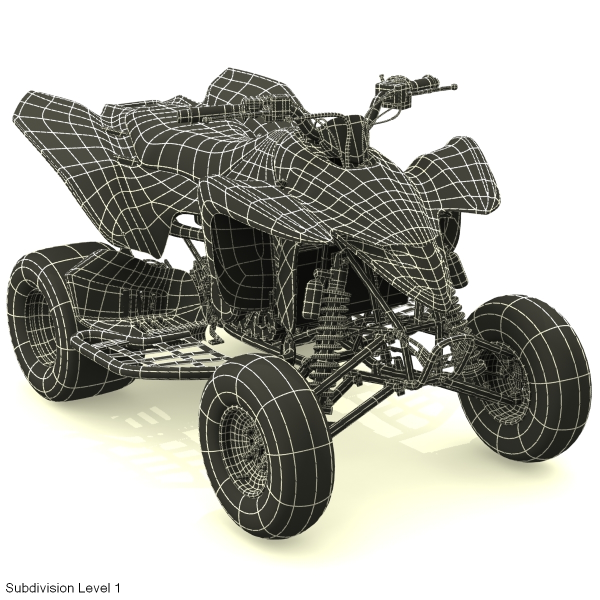 3d suzuki ltz-400 quad model
