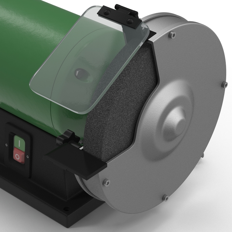 bench grinder 3d model