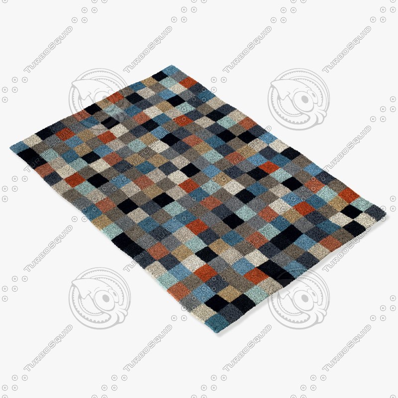 3d model boconcept pixel rug 106071007590