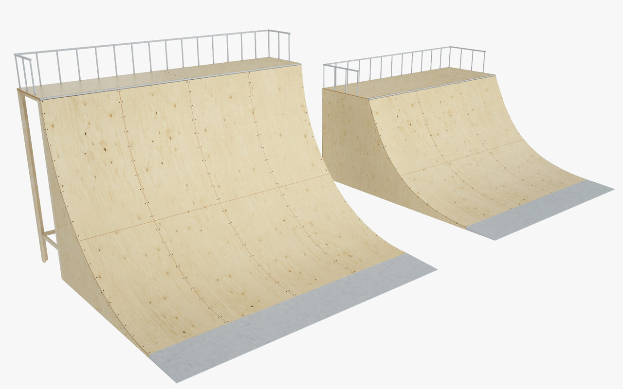 3d skate ramp