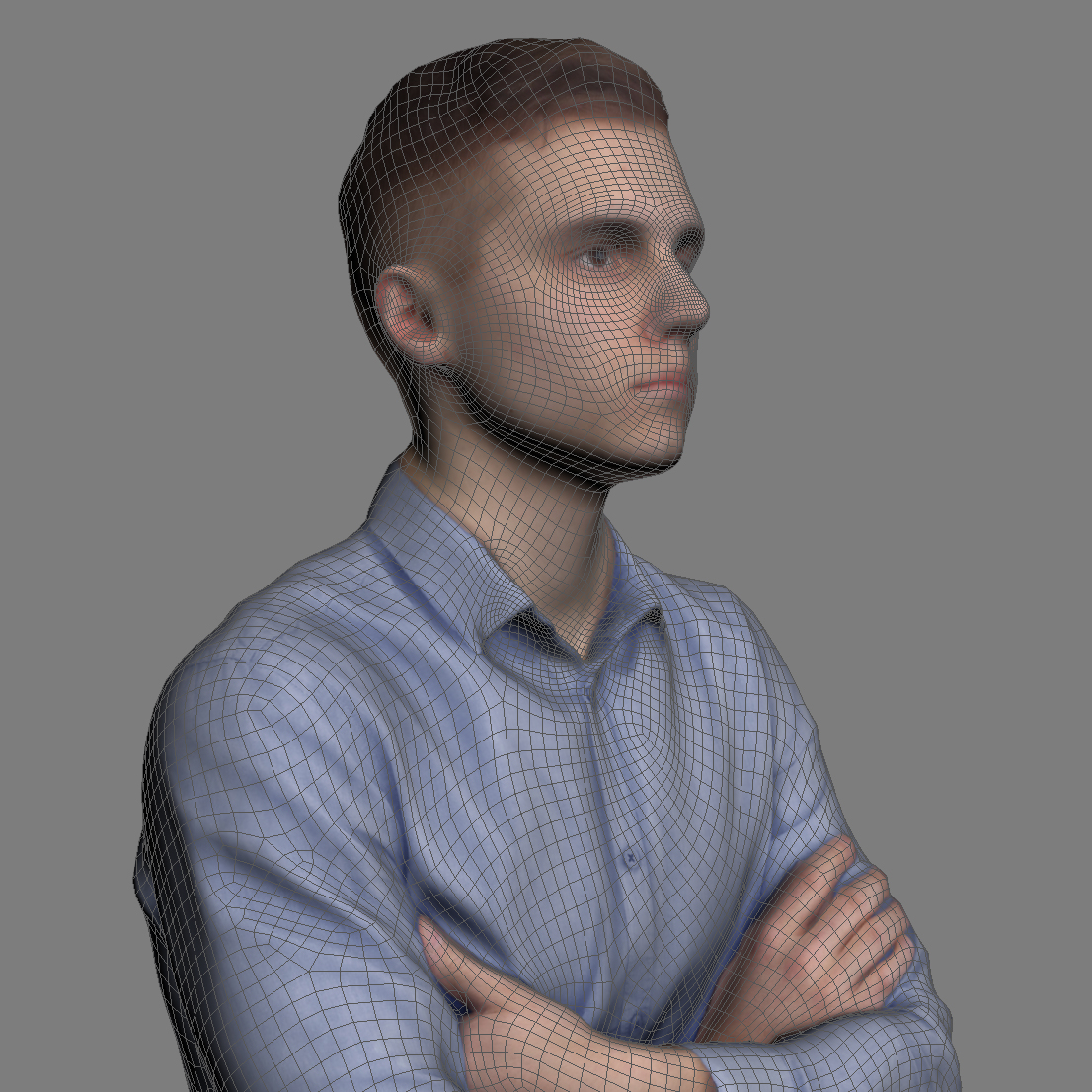 3ds max realistic human