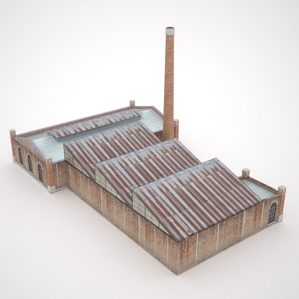 old factory 3d model