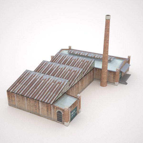 old factory 3d model
