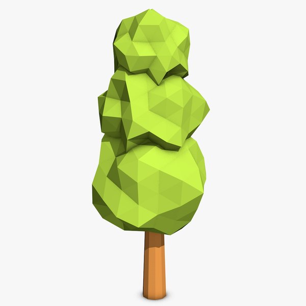 c4d cartoon tree